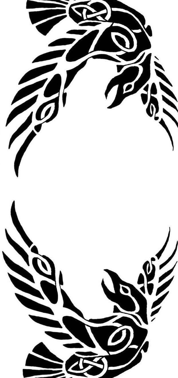 Hugin und Munin Tattoo Vorlagen herunterladen: Kreative Ideen und ...